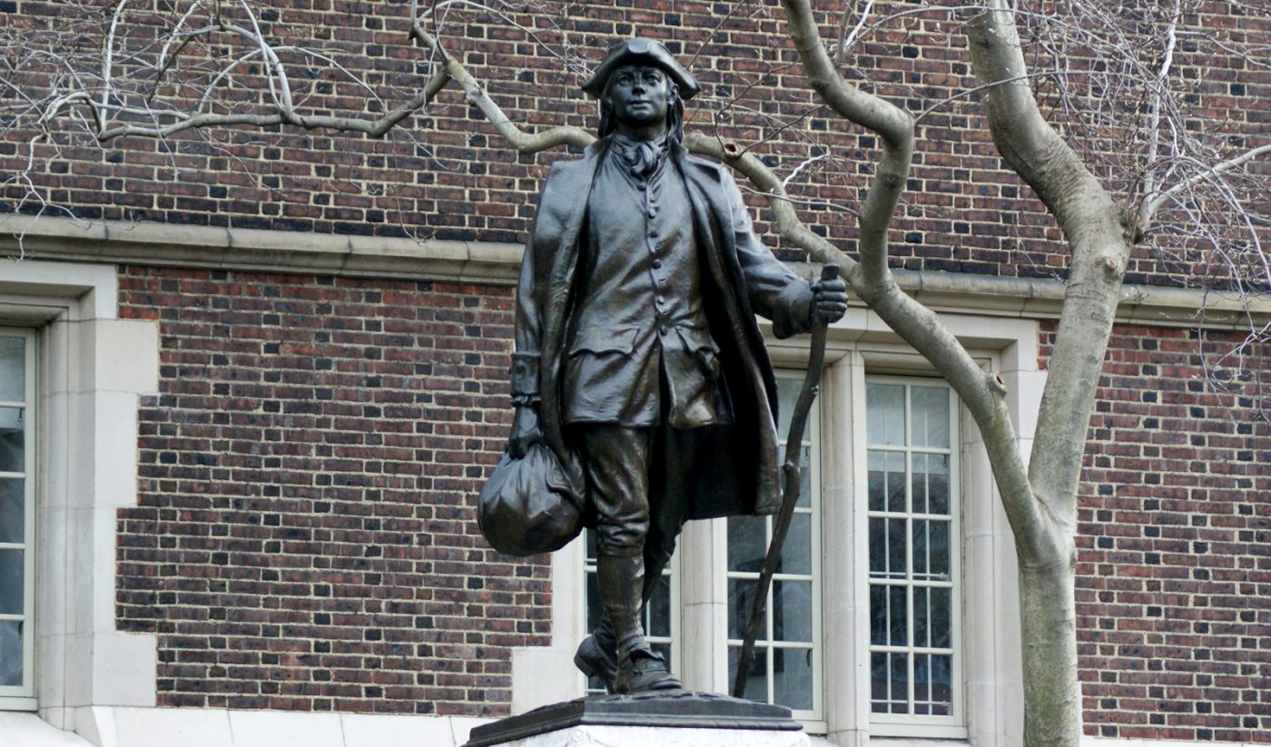 Benjamin Franklin in 1723 (or The Young Franklin) - Association for ...