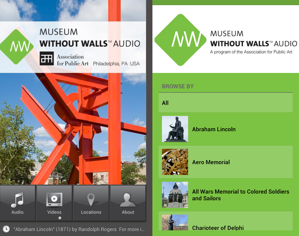 Museum Without Walls™: AUDIO - Association for Public Art